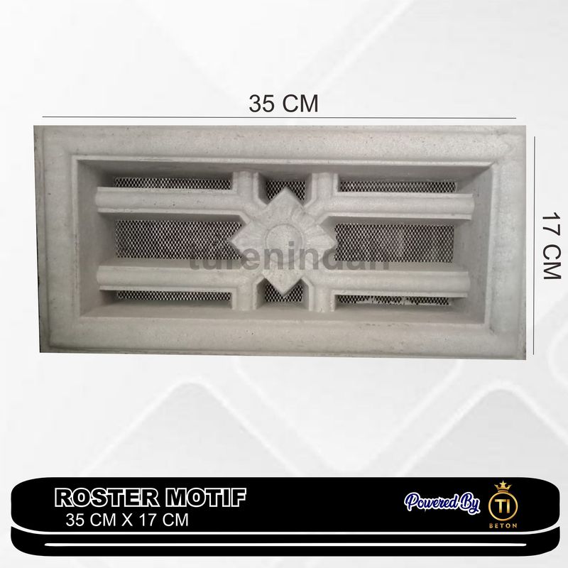 Roster Beton Motif - Angin angin - Cor coran