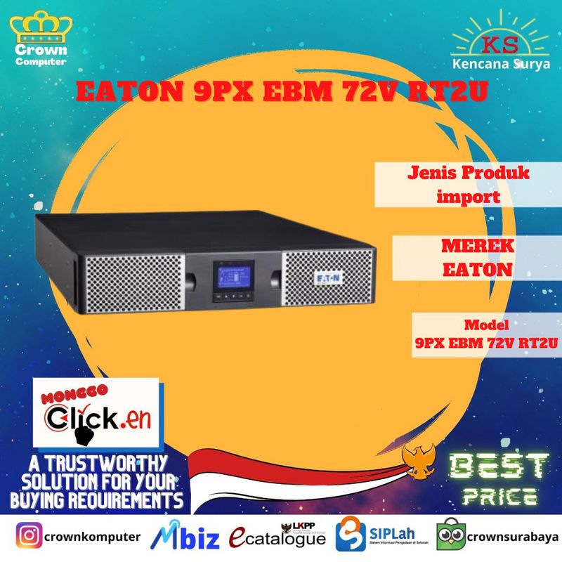 UPS Eaton 9PX EBM 72V RT2U