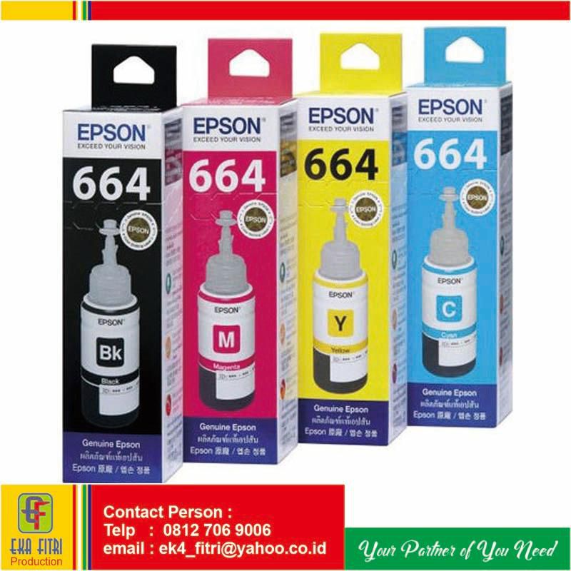 Tinta Epson 664 Per set 4 warna