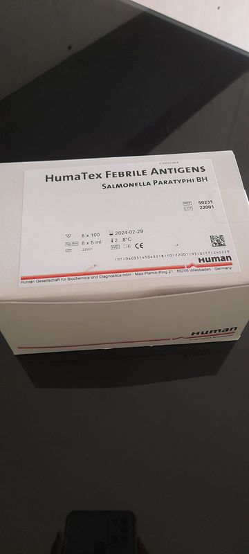 HumaTex FEBRILE ANTIGENS SALMONELLA PARATYPHI BH Human