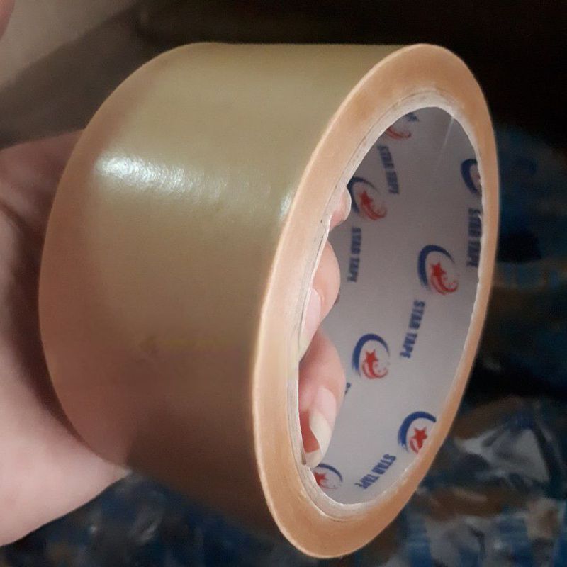 Lakban STAR Tape 48mm 15m Lakban Minyak Lakban Kertas STAR Tape 2inc