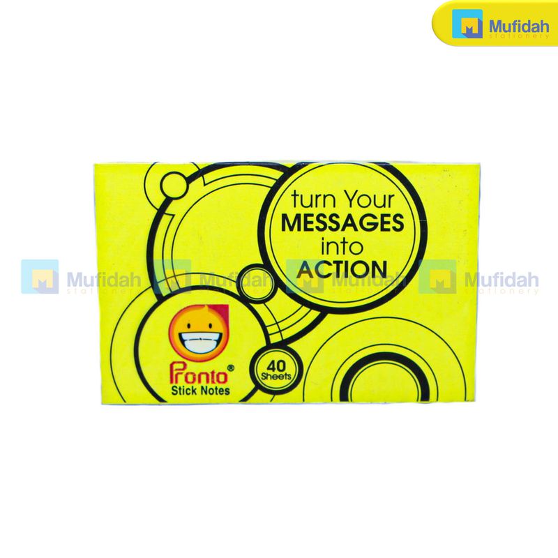 Stick Notes Fluo 50x75 Pronto - Pink