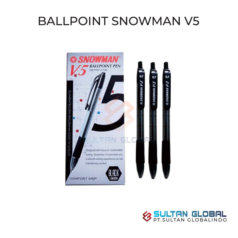 Ballpoint Jetrek Snowman V5