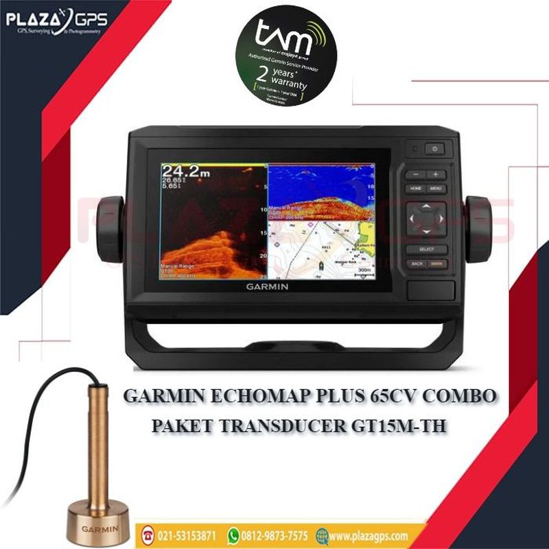 Garmin Echomap Plus 65cv Combo Transducer Gt15
