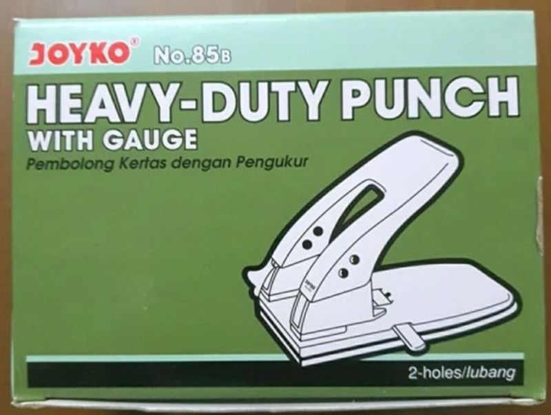 Perforator Kertas / Pembolong Kertas 2 lubang - Kecil
