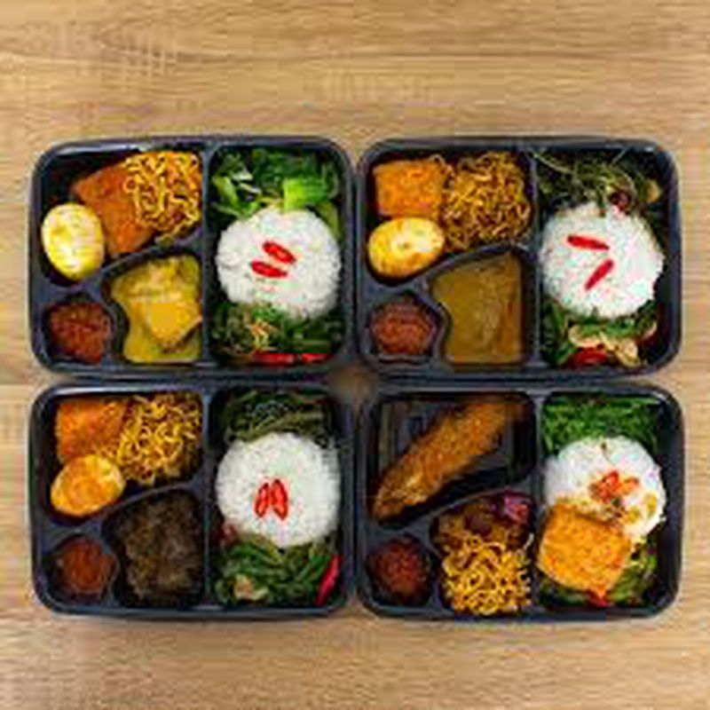 Nasi kotak komplit + snack box