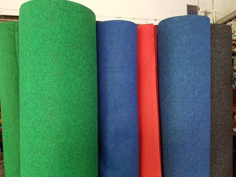 Karpet bludru polos - Abu-Abu