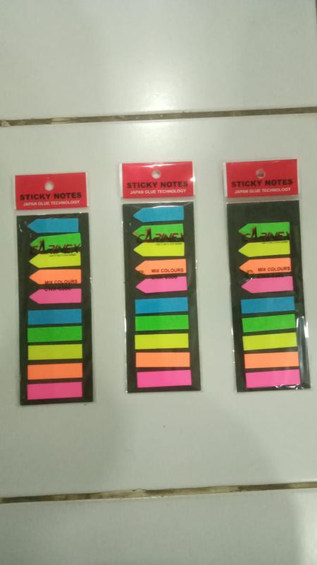 plastik perekat warna warni (p.sticky note)