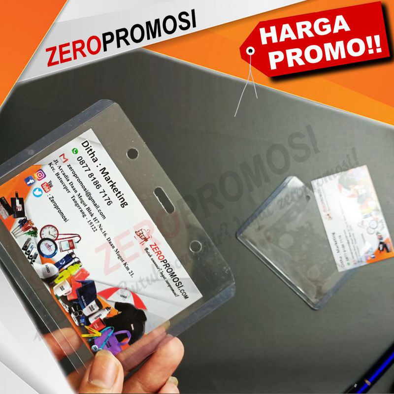 Souvenir Plastik Id Card Panitia Mika Murah Ukuran A2