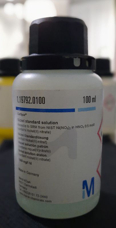 Larutan Induk Nikel (Ni) 1000 ppm Volume 100 ml