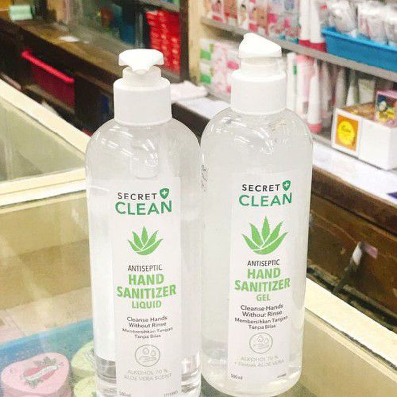 Antiseptic hand rub 500ml secret clean