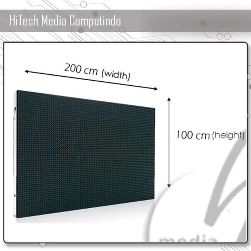 Videotron Indoor P10 ukuran 2 x 1 meter