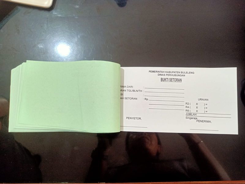 Bukti Setoran (NCR R3, 1/4 F4)