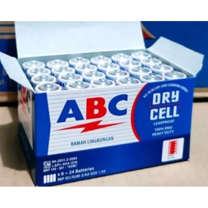 BATERAI ABC AA 1,5 V PER PCS