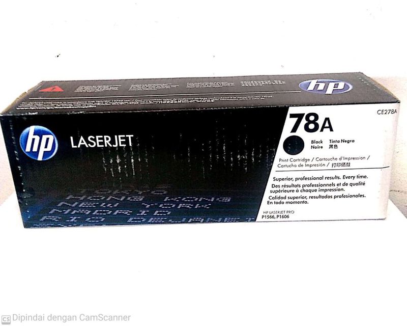 HP 78A Black Original Laserjet Toner Cartridge Ce278A