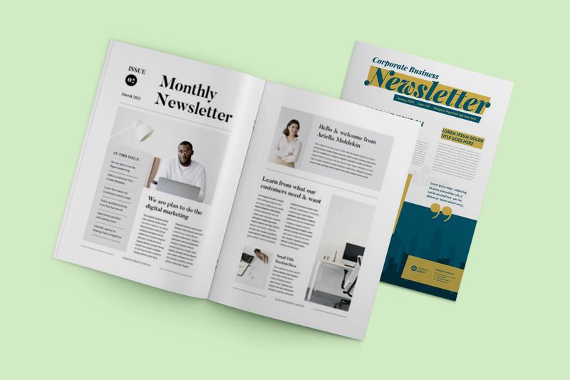 Jasa Cetak Newsletter (8 Halaman)