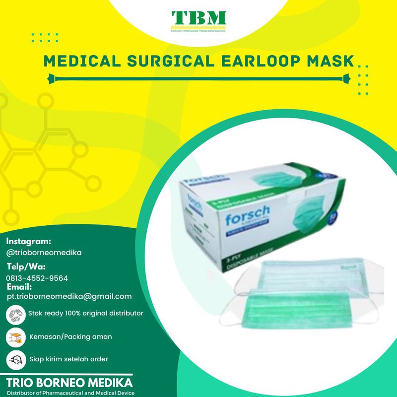 Medical Surgical Earloop Mask - TBM