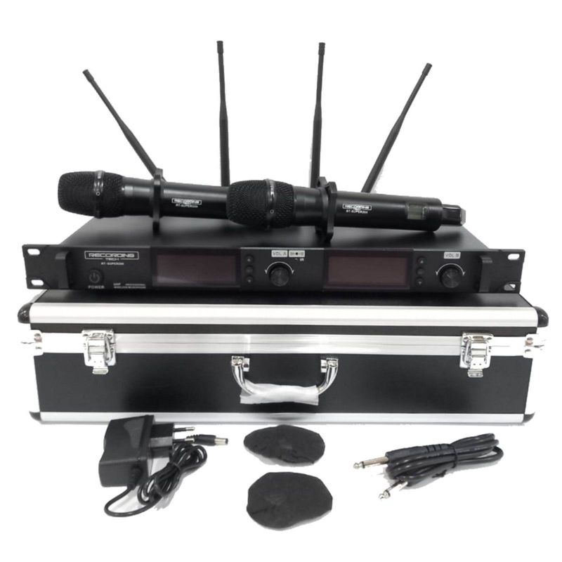 RECORDING TECH RT-SUPER 200, 2 CHANNEL WIRELESS MICROPHONE