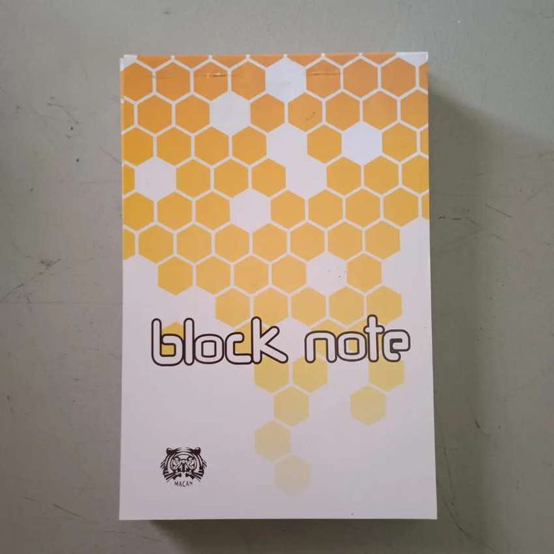 BLOCK NOTE MACAN ISI 50