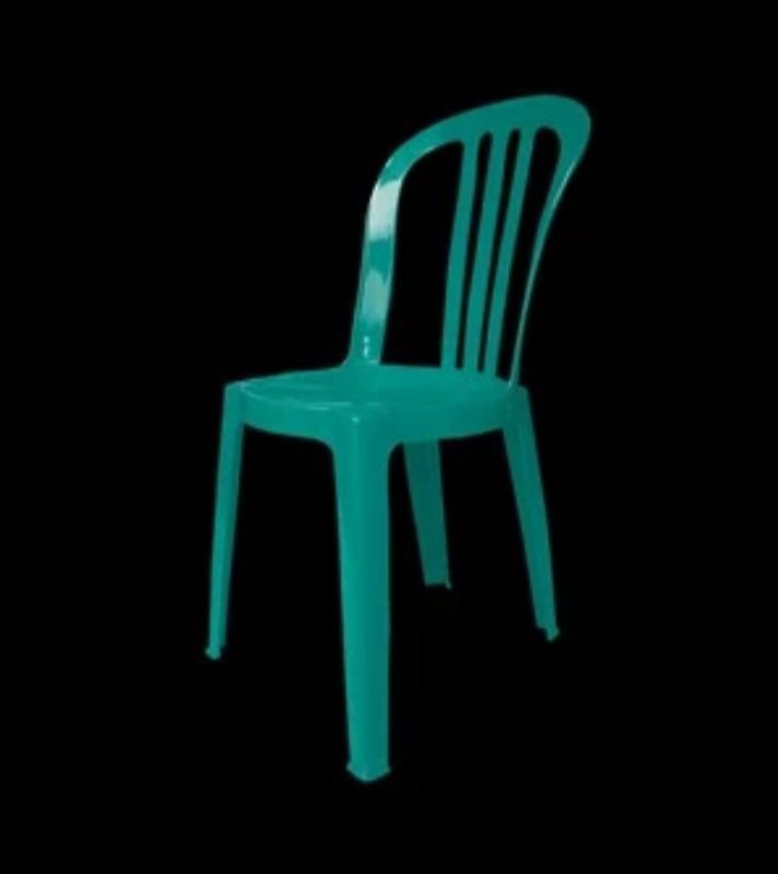 kursi plastik - Biru