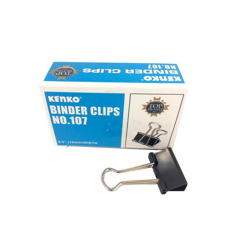 KENKO Binder Clip Capacity No 107