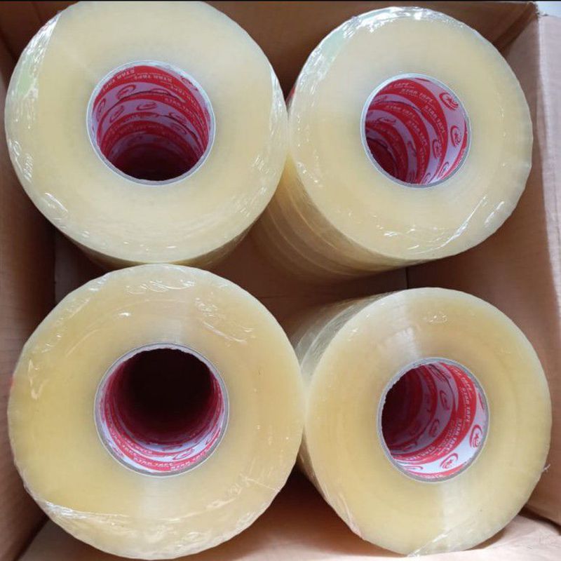 Lakban JUMBO Bening 2inch 45mm 500yard STARTAPE