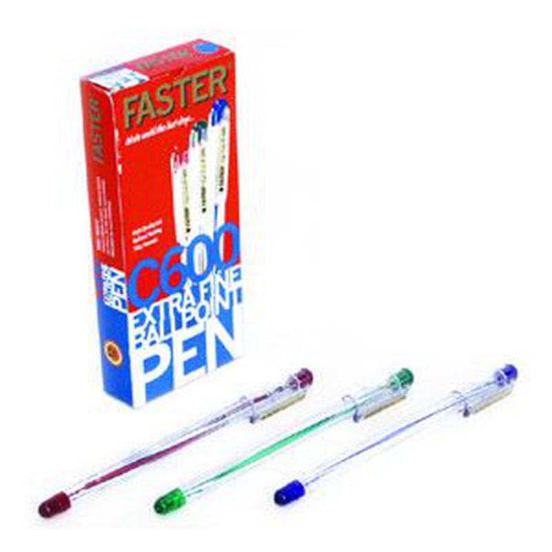 FASTER Ballpoint Clip C600 Red