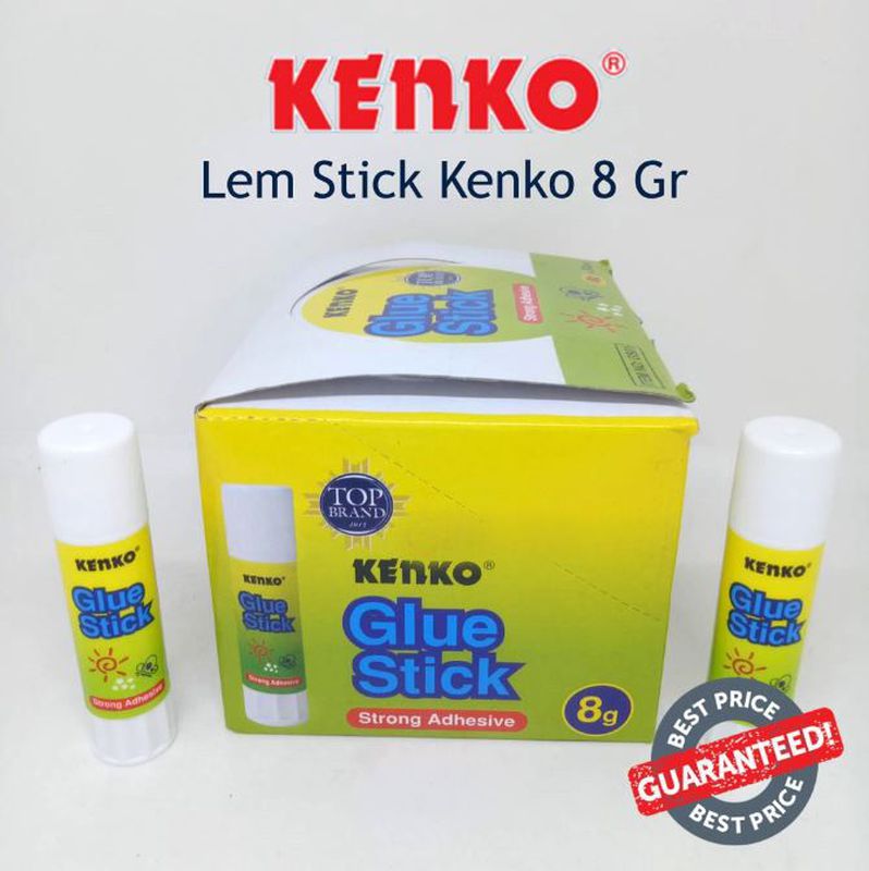 Lem Stick KENKO Kecil 8gr Glue Stick Lem Kertas Stik Lem Putar