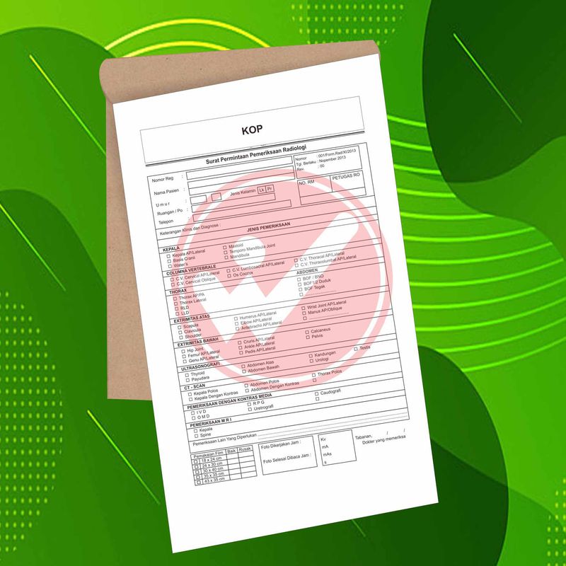 Form. Pemeriksaan Radiologi