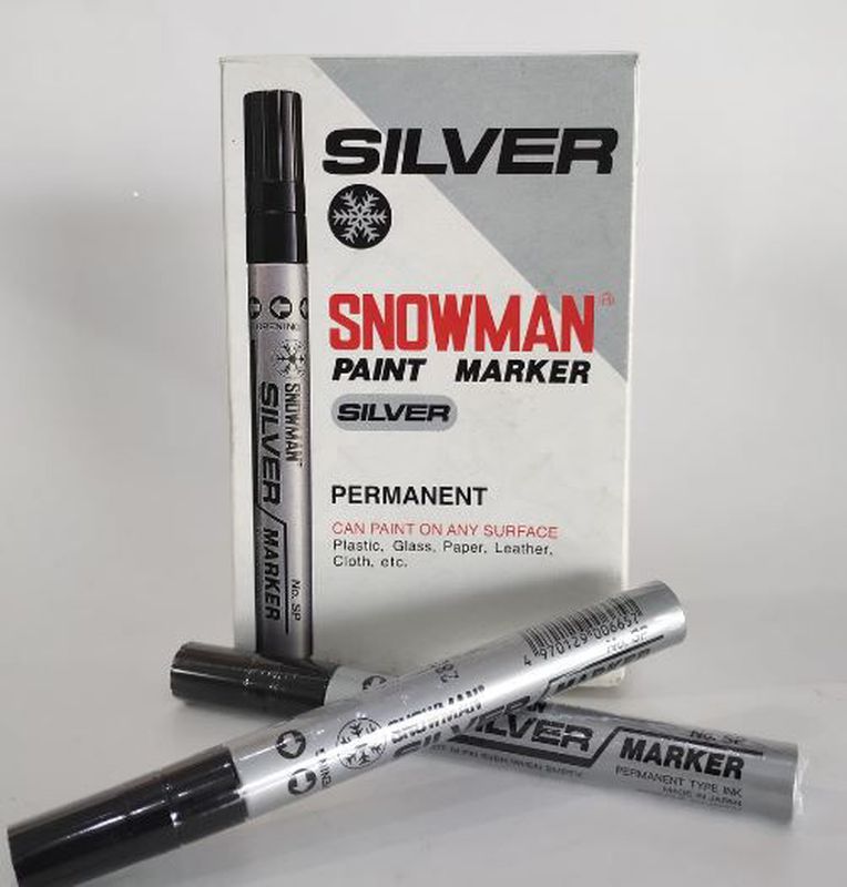 Spidol Snowman Silver