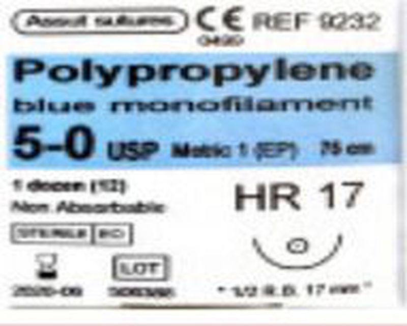 POLYPROPYLENE 5/0 HR-17 9232