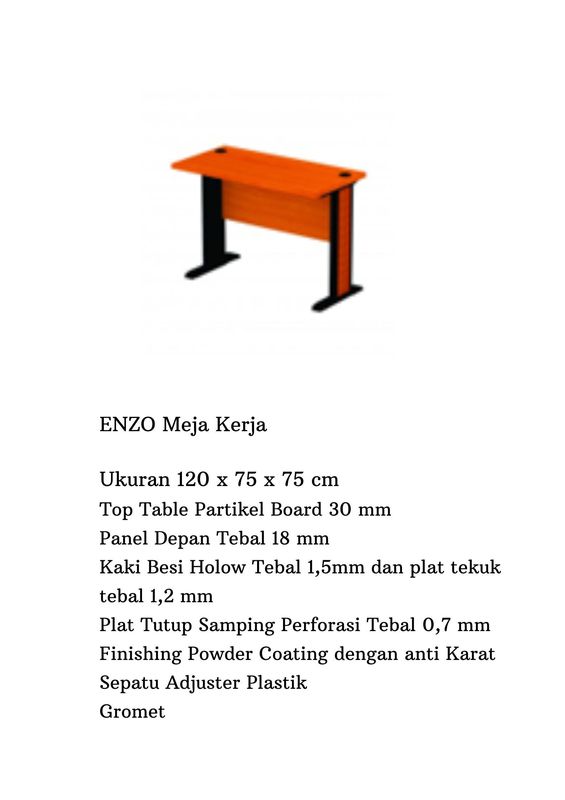 Meja Rapat 120x75x75cm