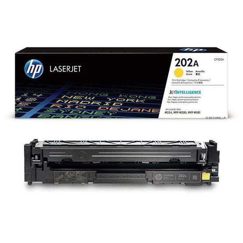 Toner Printer HP 202A Yellow