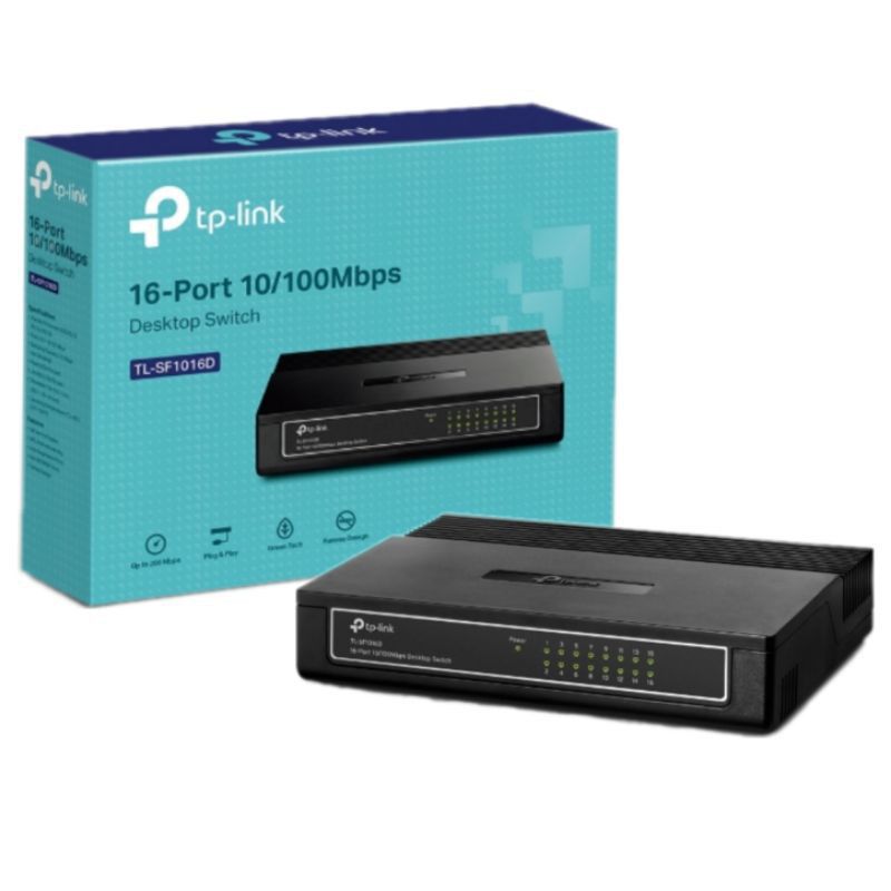 TP-LINK SWITCH HUB TL-SF1016D