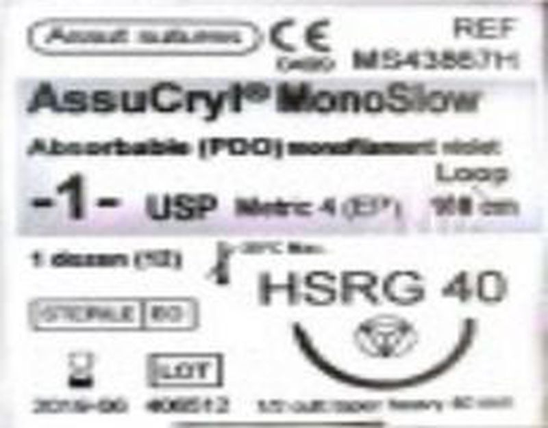ASSUCRYL MONOSLOW 1 HSRG 40 MS 43867H