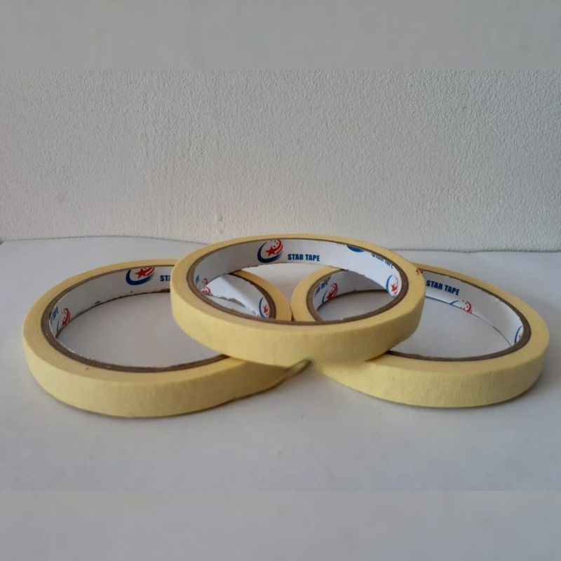Lakban Kertas STAR TAPE 12mm 1/2 Inch 12meter