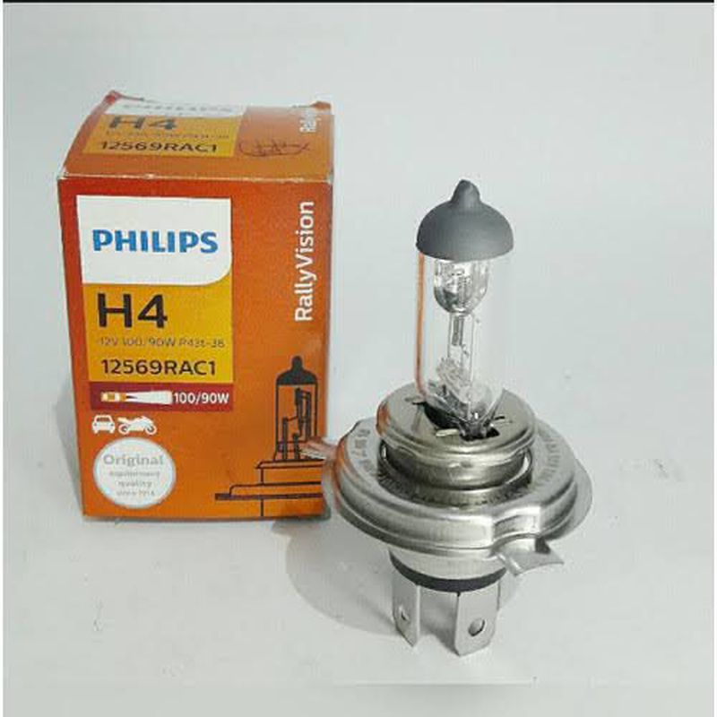 Bolham lampu H4 helogen Philips 100/90 watt