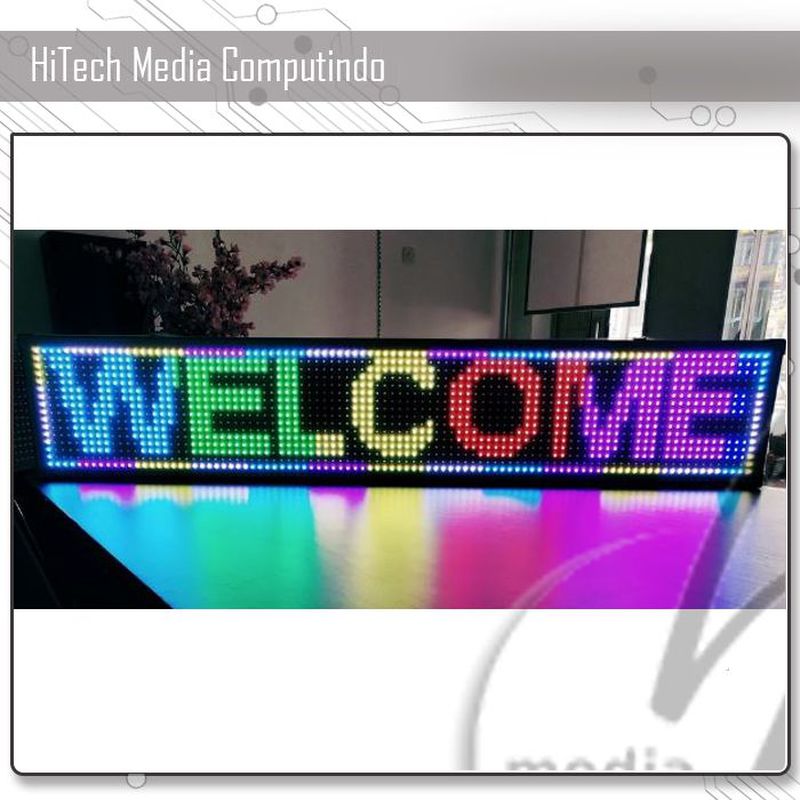 LED Running Text Outdoor Videotron FULLCOLOR