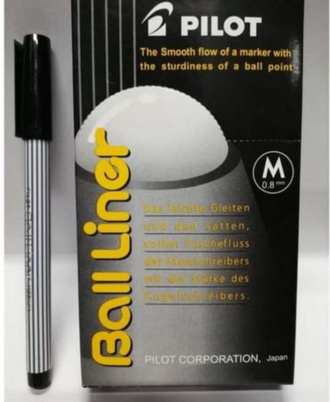 pulpen-ballpoint PILOT BALLINER hitam