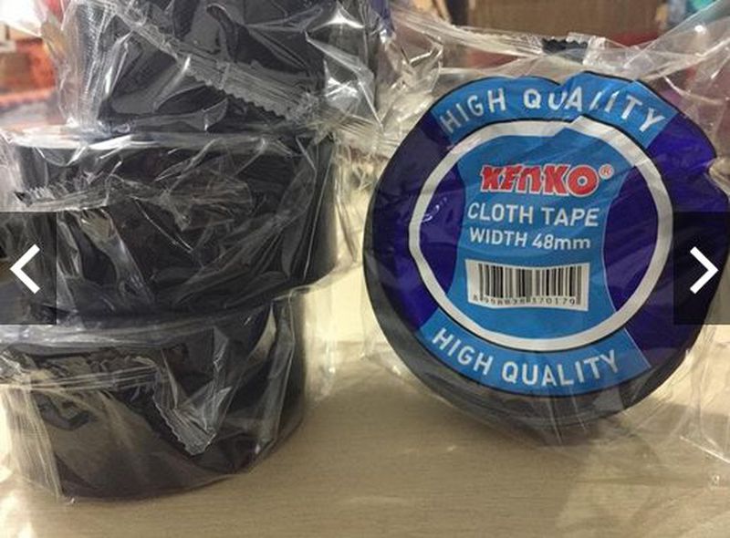 Lakban Hitam / Cloth Tape Kenko 2 Inci (48mm)