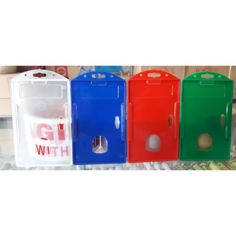 Name Tag ID Card Holder Plastik Tempat ID Card Casing ID Frame ID Card