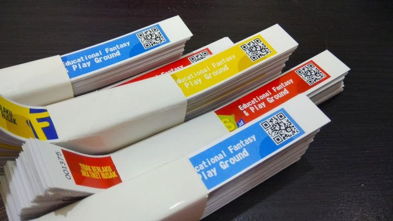 GELANG BARKODE TIKETING