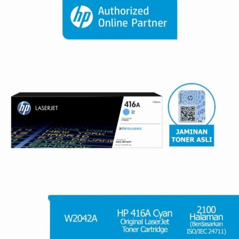 TONER HP LASERJET 416A CYAN ORIGINAL