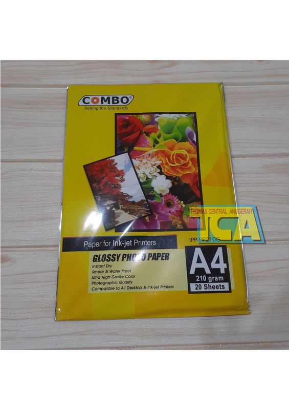 kertas foto glossy/Glossy photo paper combo A4