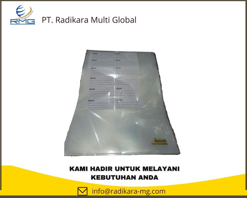 Map Clear Sleeves / Map L FOLIO( F4) DAIICHI 9002 (1 LUSIN)