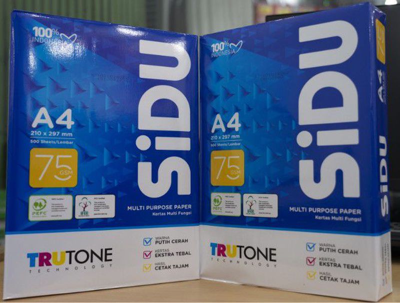 KERTAS A4 75 GR SIDU