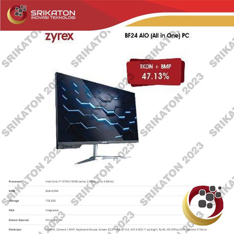ZYREX AIO PC DISCOVERY BF24-03J