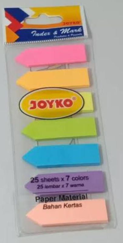 Post it Pembatas dan penanda Bahan kertas/plastik