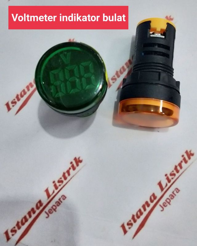 Voltmeter indikator , bulat