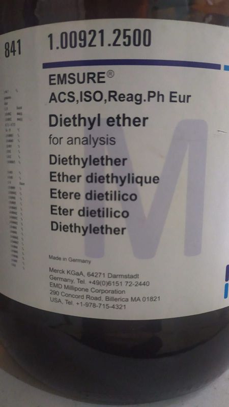 Ether | Diethyl Ether for Analysis | 500ml